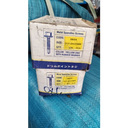 HUNTER SELF DRILLING SCREW / METAL SPANDEX SCREWS #12-24X20MM (650PC ...