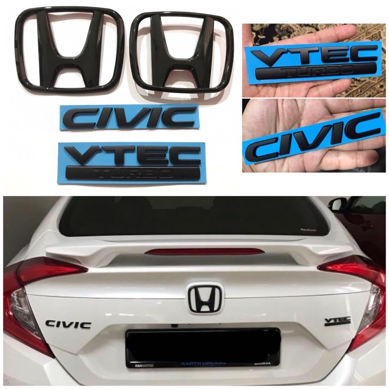 Logotipo Honda Civic Vtec Honda Motorsport Aufkleber Aufkleber Logo