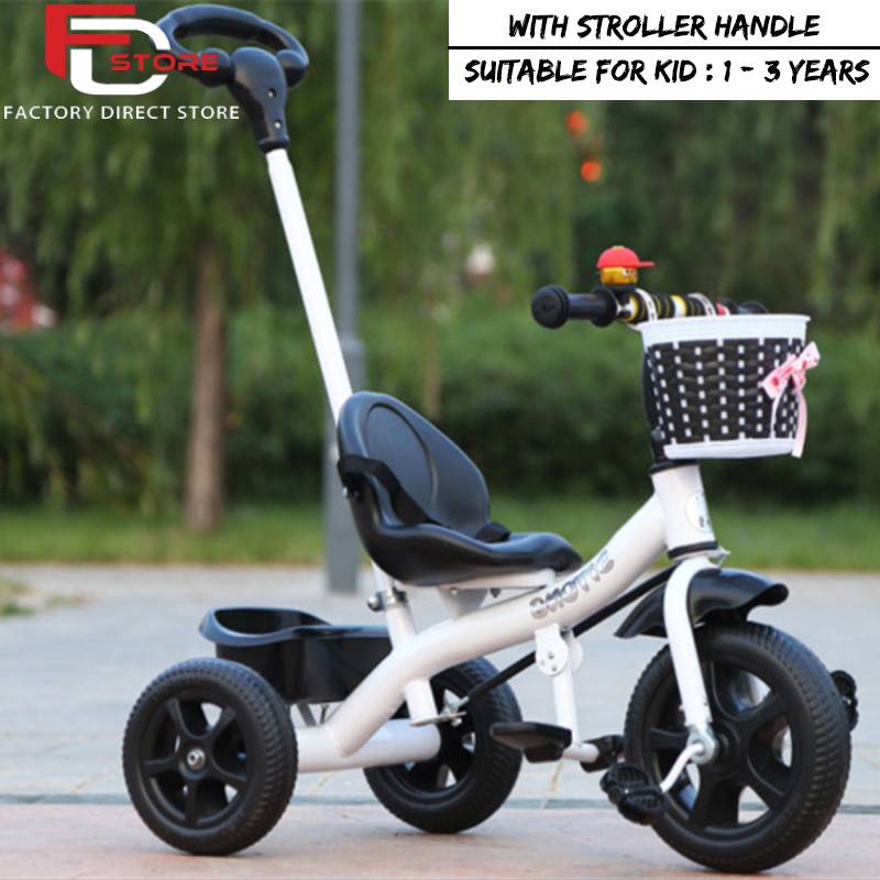FDS DITONG Kids Tricycle Outdoor Bicycles Ride On Bikes With Stroller ...