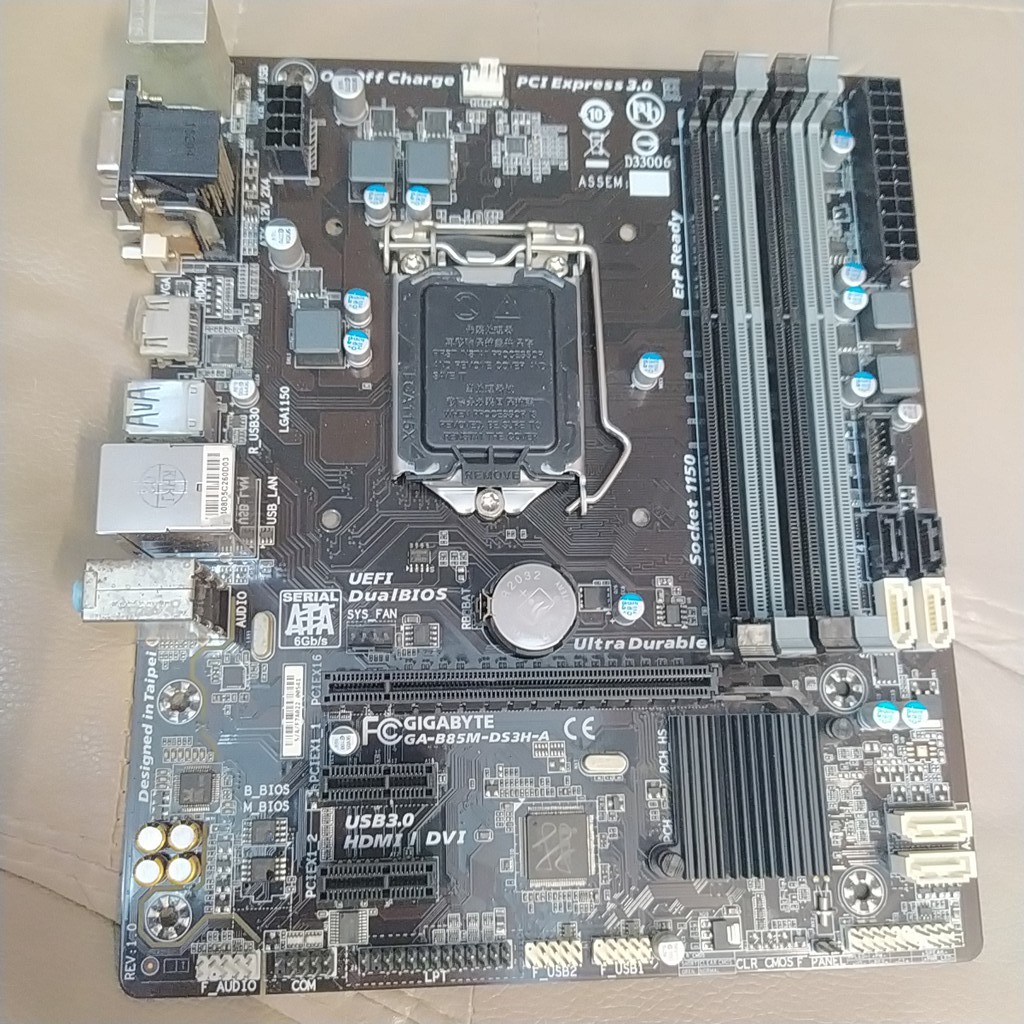 Gigabyte B85M DS3H A D3V MOTHERBOARD 1150 | Shopee Malaysia