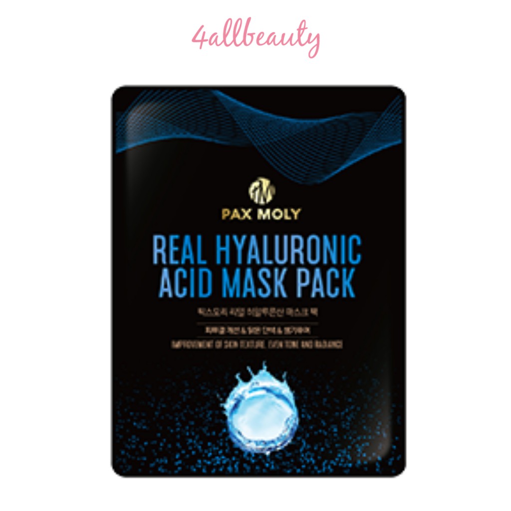 Paxmoly Real Hyaluronic Mask Pack (3's) [Exp 2026] | Shopee Malaysia