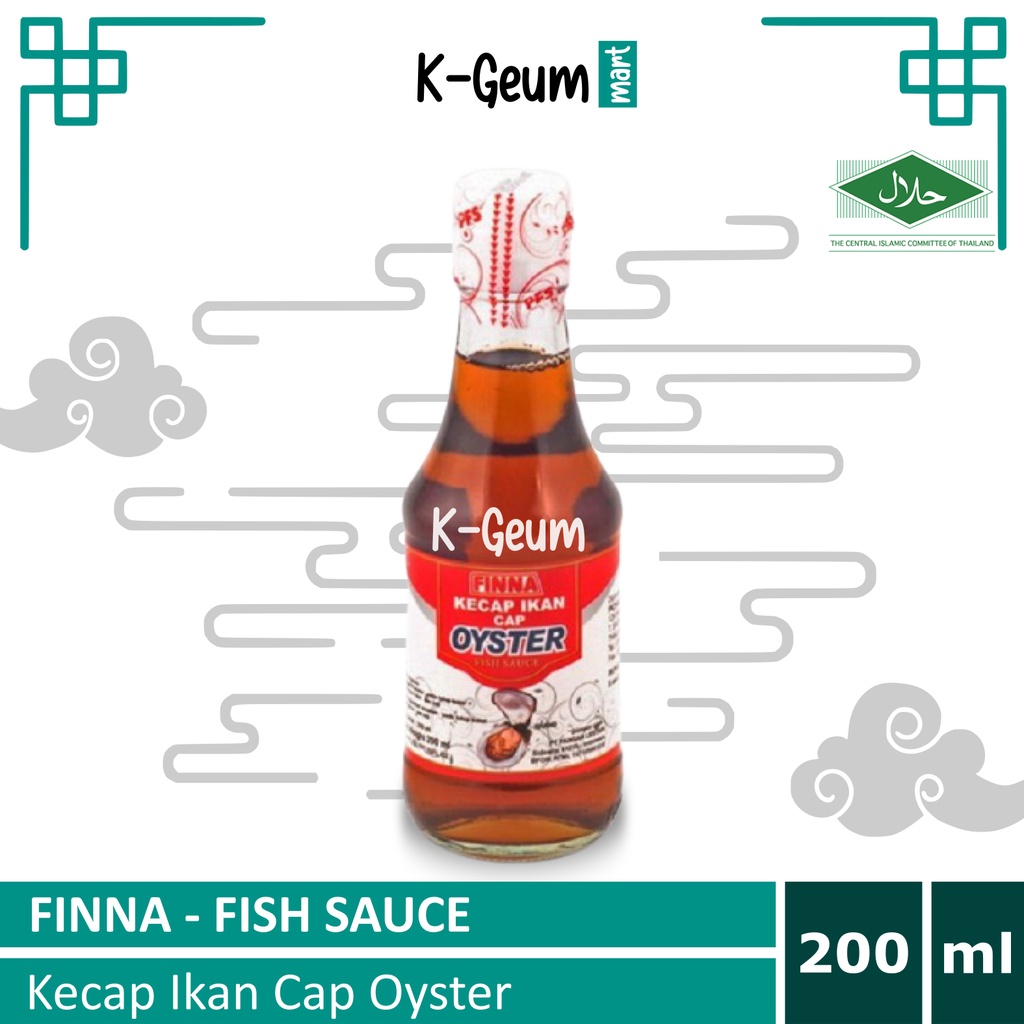 Pichai FINNA Cap Oyster Fish Sauce | Halal Fish Sauce 200ml | Shopee ...