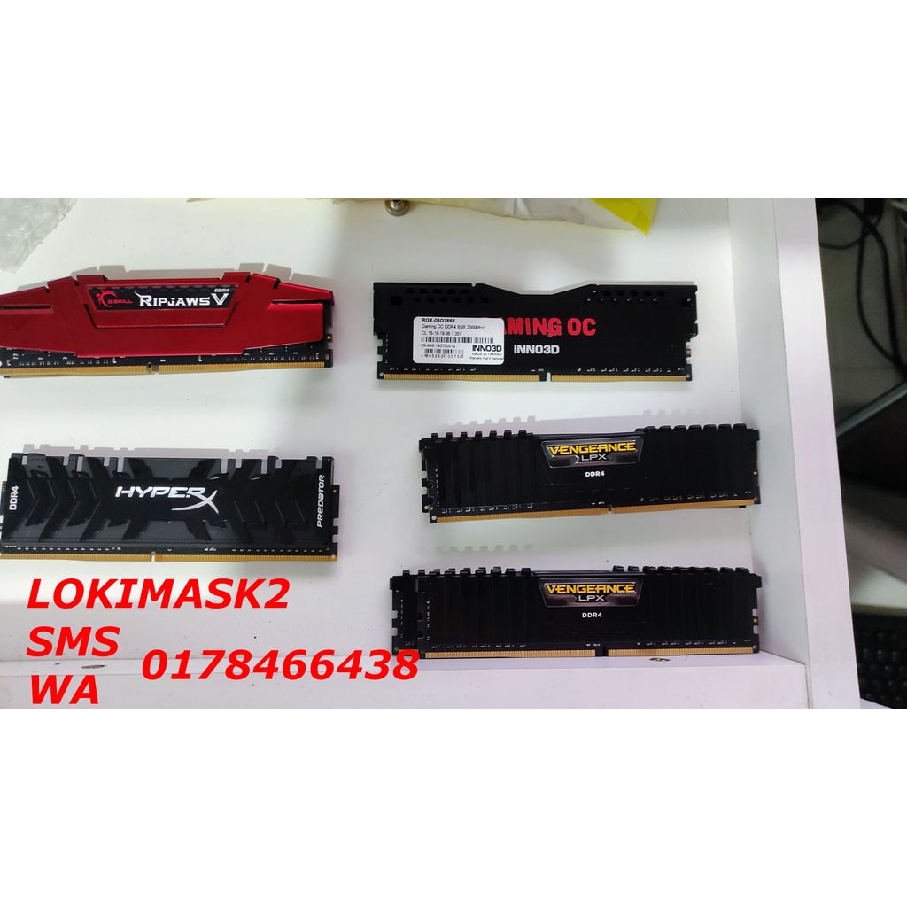 Corsair, Gskill, Kingston RAM DDR4 2666-3200Mhz | Shopee Malaysia