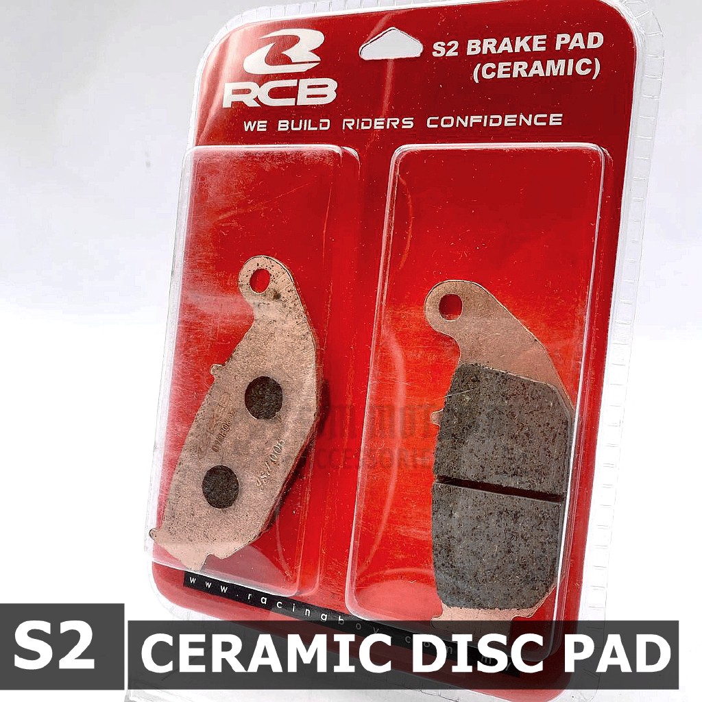 RCB RACING BOY DISC PAD CERAMIC S2 COPPER (FRONT & REAR) | Shopee Malaysia