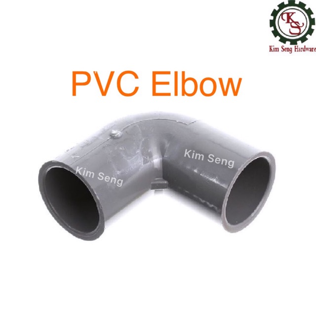PVC BBB 90-Degree Elbow Pipe Connector PVC Fitting Plastic Elbow | Shopee Malaysia