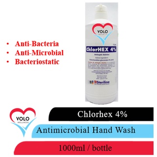 Chlorhex 4%, Antiseptic Chlorhexidine Solution Hand Wash (500ml/1000ml ...