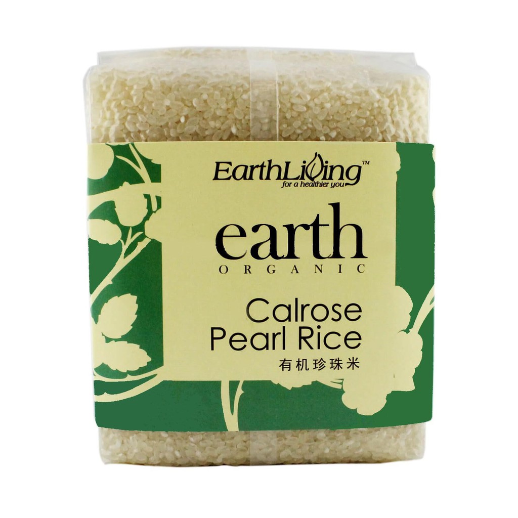 Earth Living Organic Calrose Pearl Rice 900g (Exp 11/2026) | Shopee ...