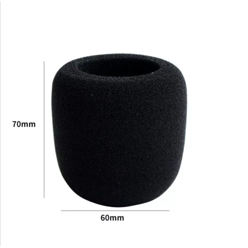 1pcs Practical Small Black Microphone pad Headset Windscreen Sponge ...