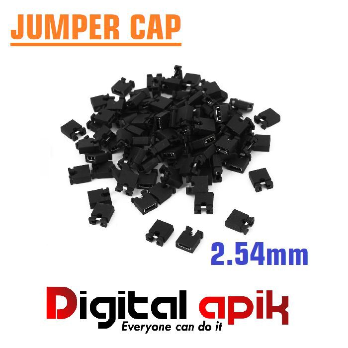 Jumper Cap Pin Header Standard 2.54mm Cap Short Connector Selector ...