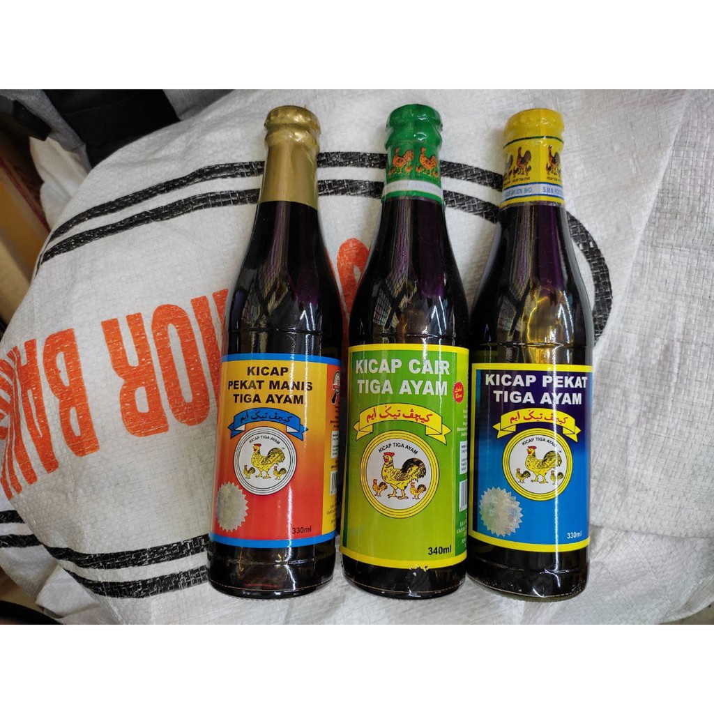 TIGA AYAM KICAP CAIR/KICAP PEKAT/KICAP PEKAT MANIS 640ML | Shopee Malaysia