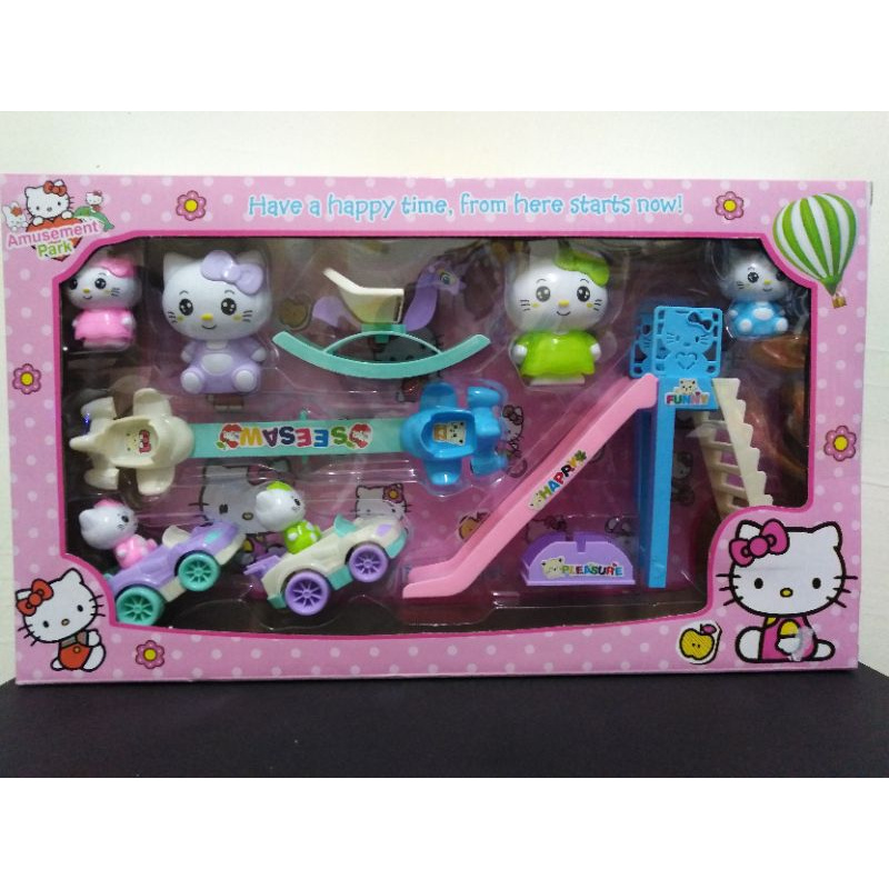 HELLO KITTY AMUSEMENT PARK PRETEND PLAY TOYS FOR KIDS / TAMAN HELLO ...