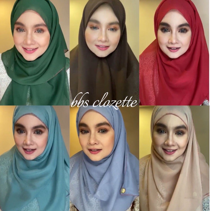 AIDIJUMA BAWAL PLAIN (RED BORDER) | Shopee Malaysia