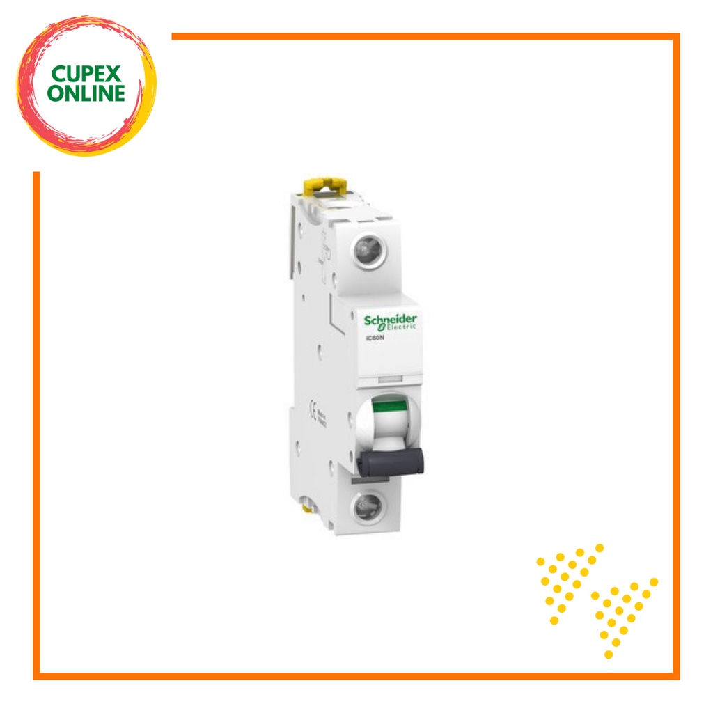 [A9K27110] Schneider Electric Acti9 iK60N 1P 10A MCB C Curve (cupex) | Shopee Malaysia
