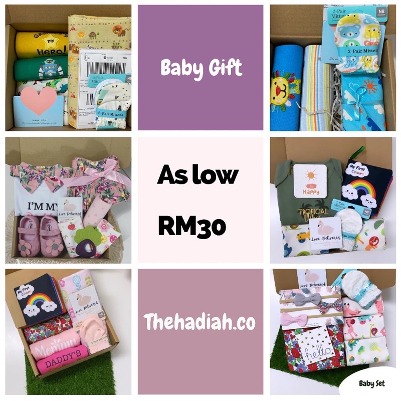 SALE ERR Newborn Baby Gift Set- Raya Untuk Baby Newborn | hamper baby ...