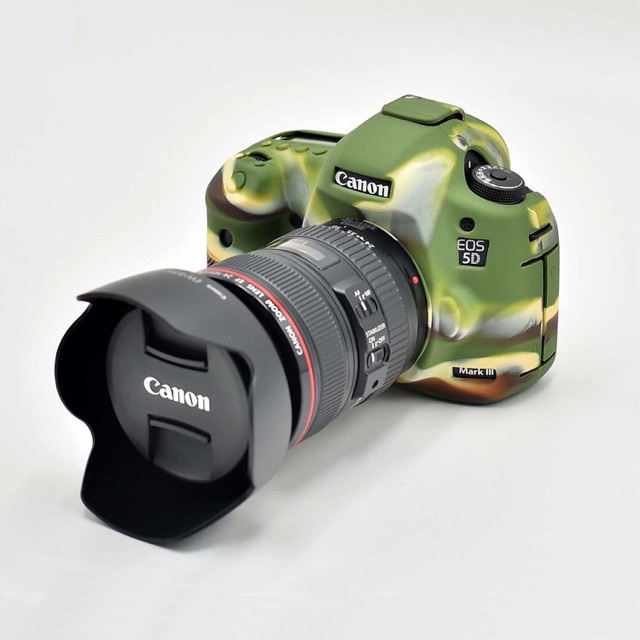 {HCM} Real PICTURE Rubber case for Canon 5D Mark III camera **WITH ...