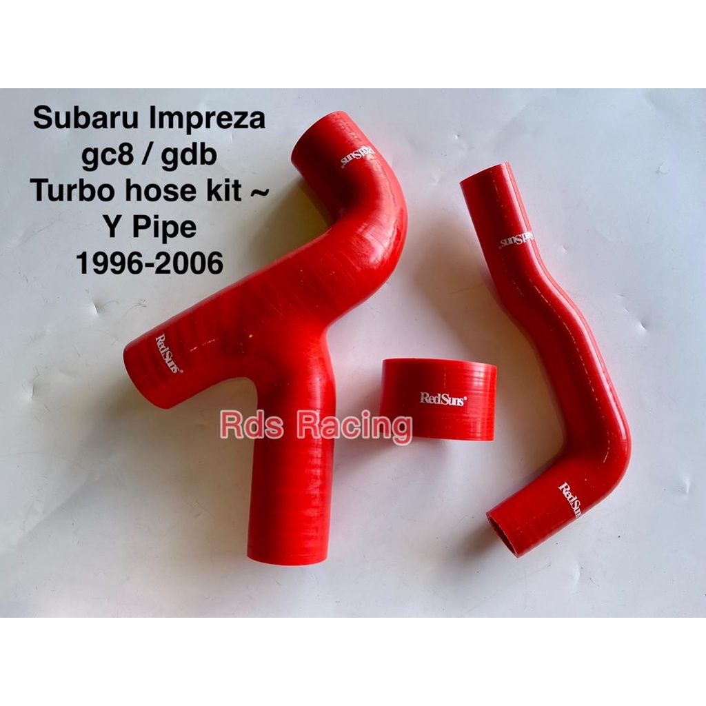 Subaru impreza wrx sti GC8 GDB 96-06 TURBO HOSE Y-Pipe 3pcs/silicone ...