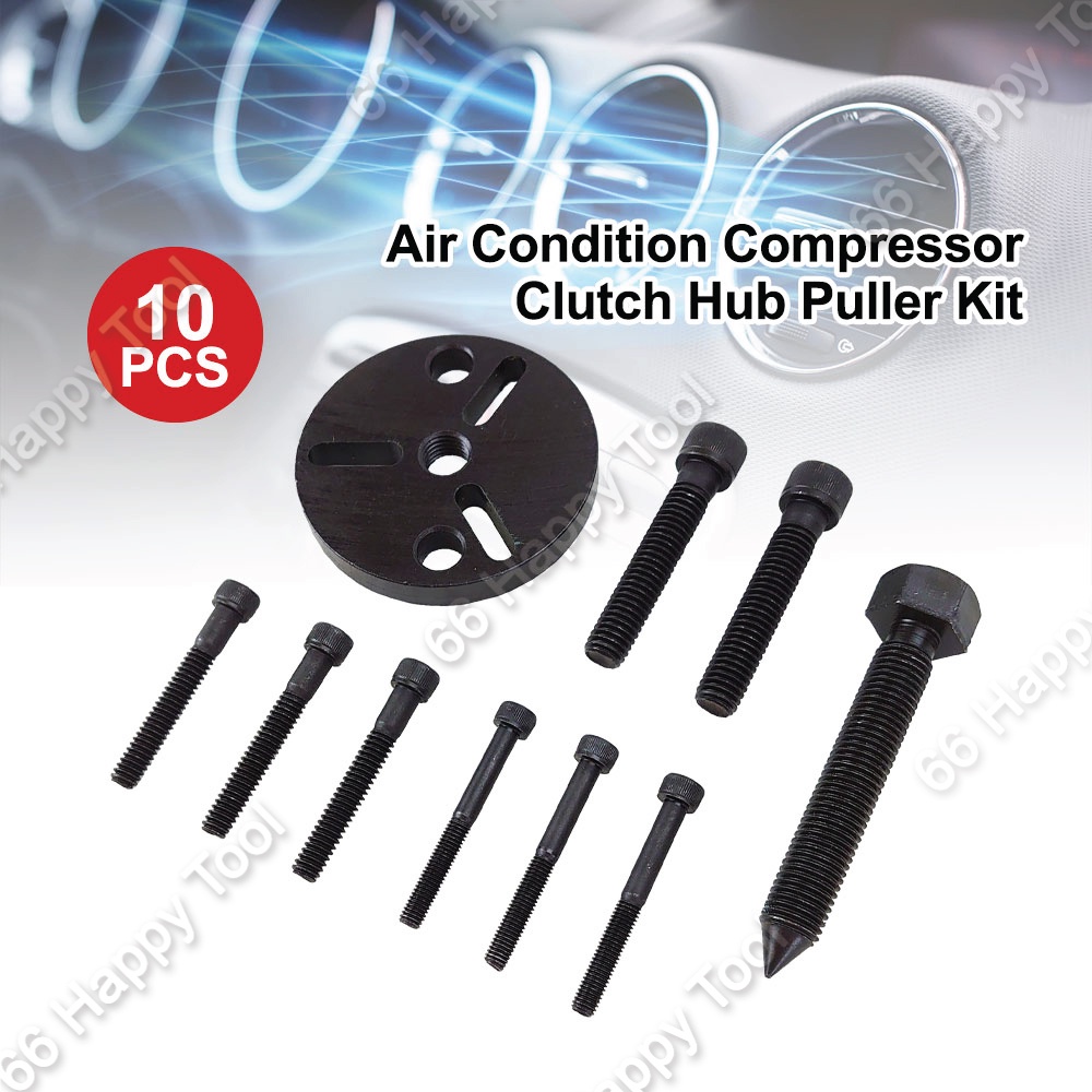 10pcs A/C Compressor Clutch Hub Puller Kit Automotive Air Condition ...