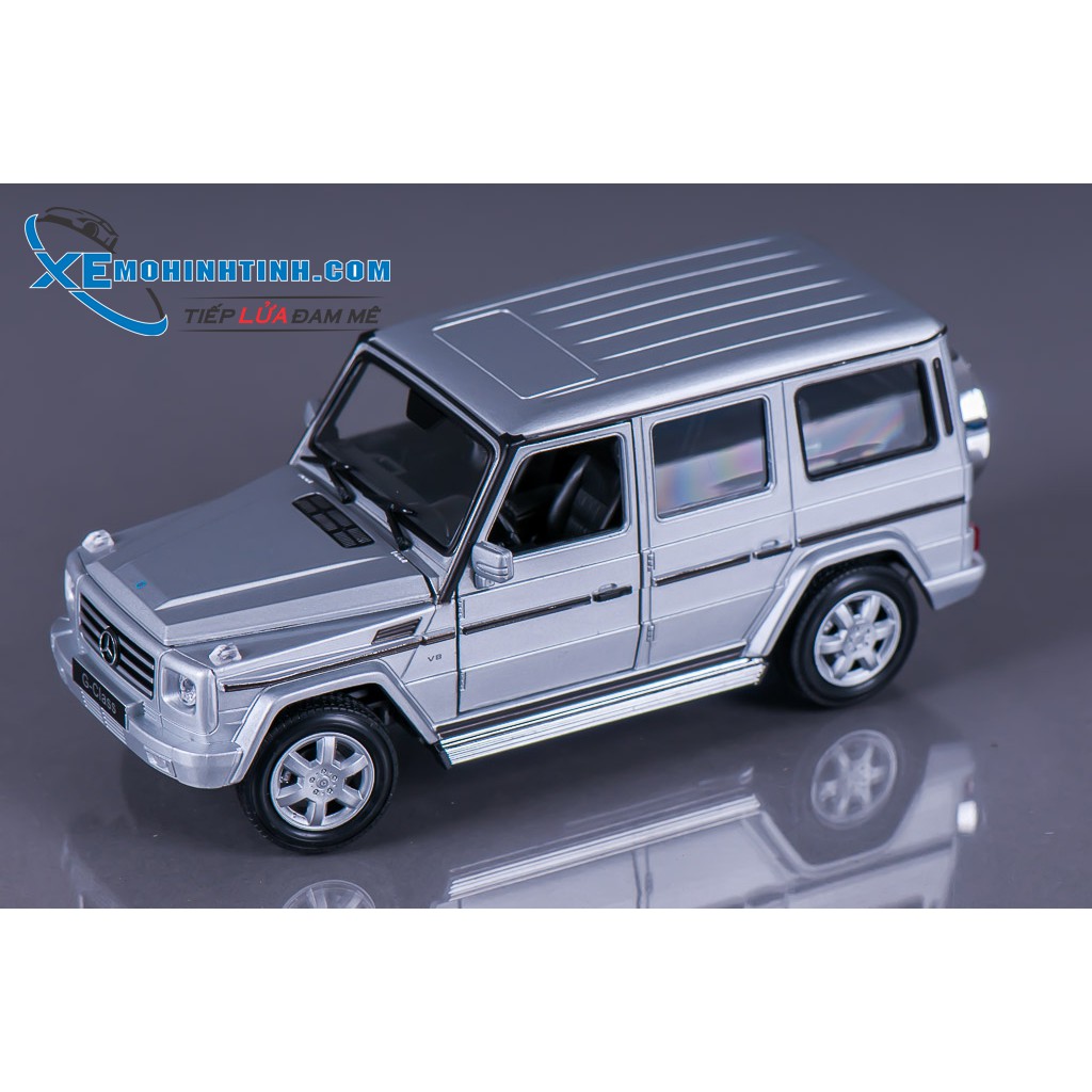 Mercedes-benz G55 1:24 Welly Model Car (Silver) | Shopee Malaysia