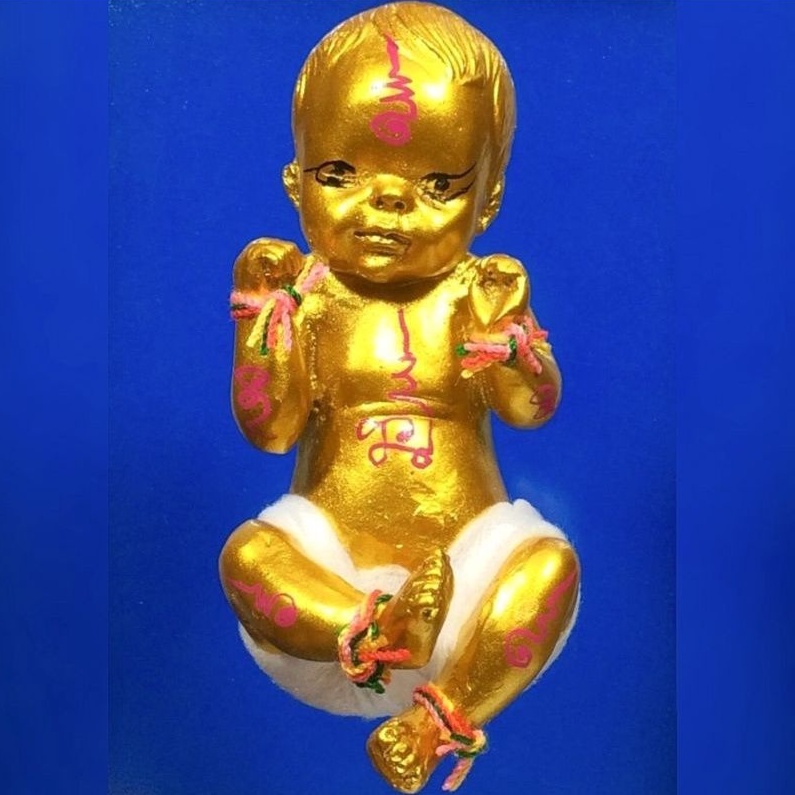 BLACK POWER BIG GOLDEN BABY KUMAN AC PAKONG BRING FORTUNE CALLING MONEY ...