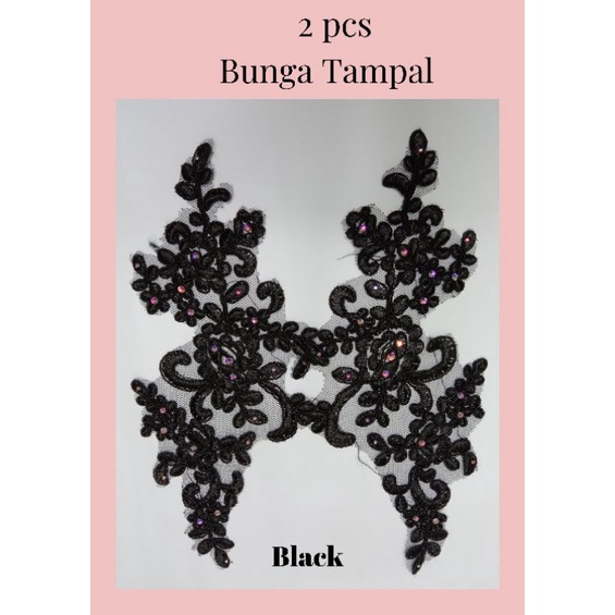 2 PCS 3D Bunga Tampal/Bunga Tampal Baju,Tudung | Shopee Malaysia