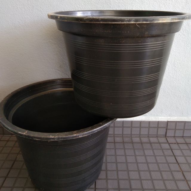 Pasu plastik saiz besar , plastic pot | Shopee Malaysia