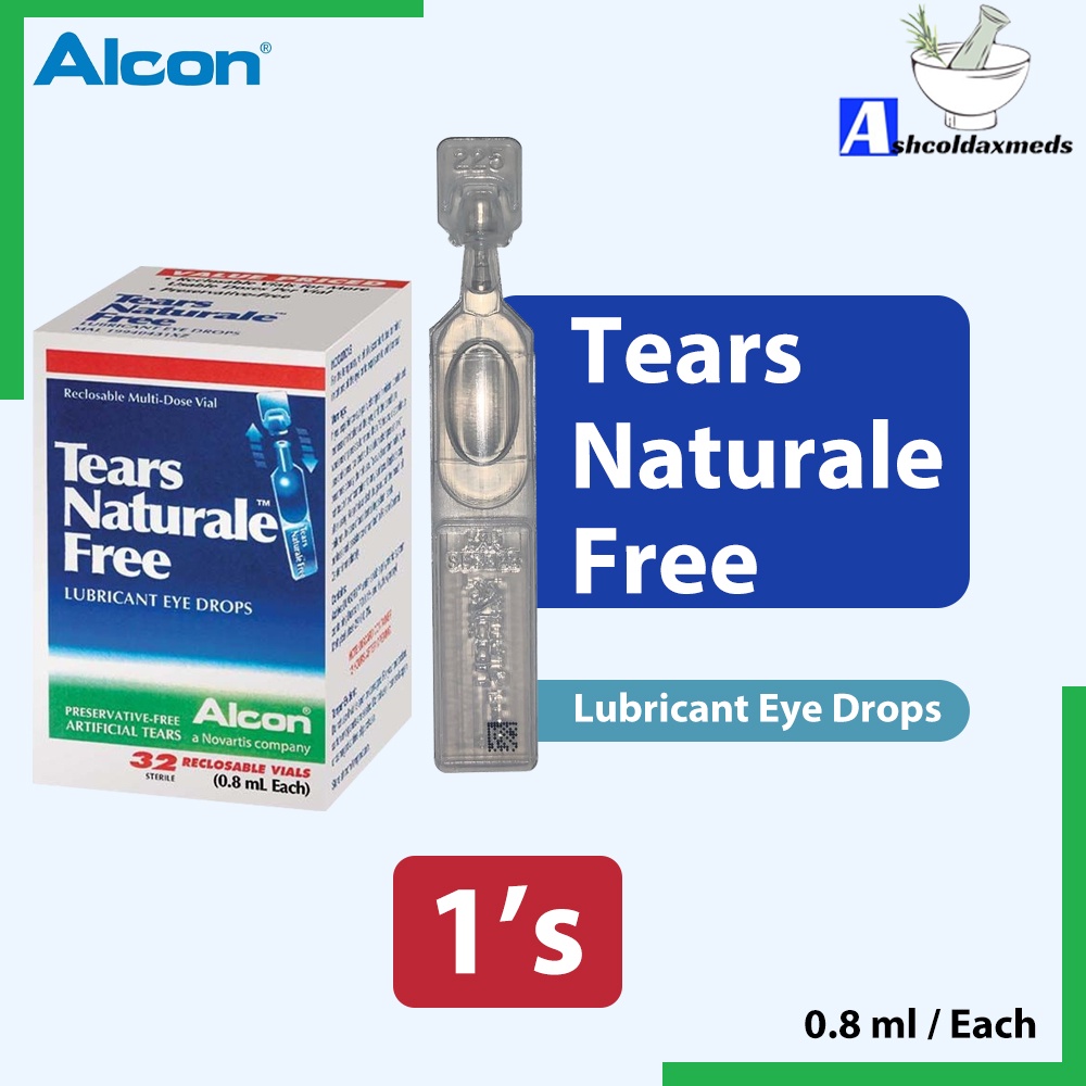 (LOOSE) Tears Naturale Free Lubricant Lubricant Eye Drops 1's | Shopee ...