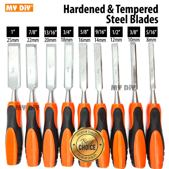 MYDIYHOMEDEPOT - WOOD CHISEL WOOD CARVING CHISEL TOOLS SET CARPENTRY ...
