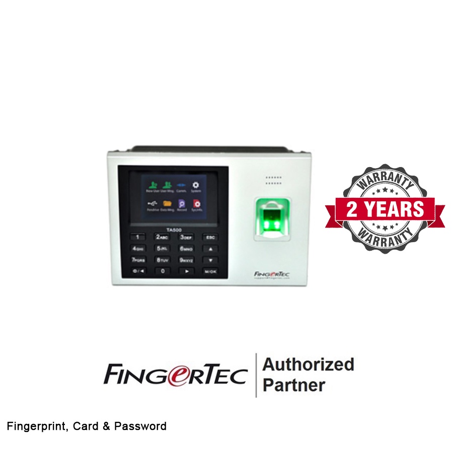 FingerTec TA500 Biometrics Time Attendance System AWDMS | Shopee Malaysia