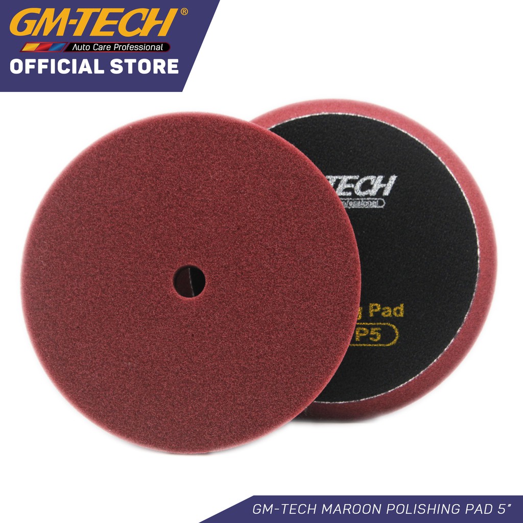 GM-TECH Maroon Polishing Pad (5") | Shopee Malaysia