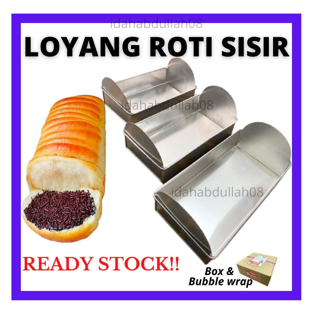 Loyang Roti Sisir Bread Mould Loyang Sisir Petak Aluminium Loyang Roti ...