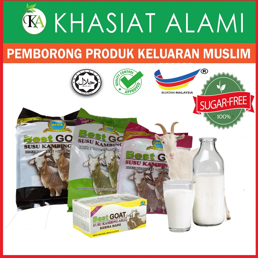 BEST GOAT Susu Kambing Asli Strawberi Kurma Madu | Shopee Malaysia