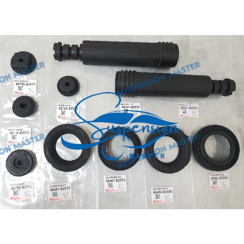 [10 IN 1] - REAR ABSORBER MOUNTING BUSH ABSORBER COVER COIL SPRING ...