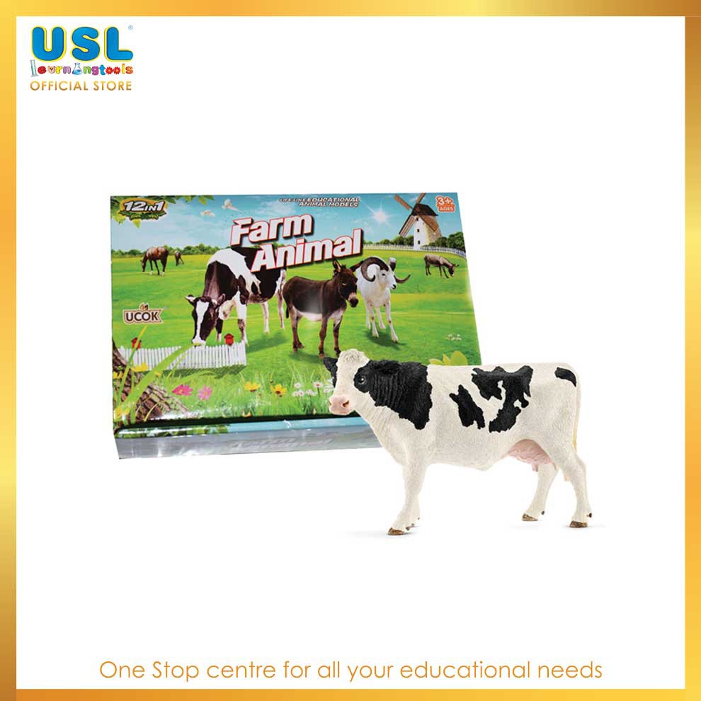 Farm Animals In Box (12/Box) (N588-2) - Dramatic Play - Durable ...