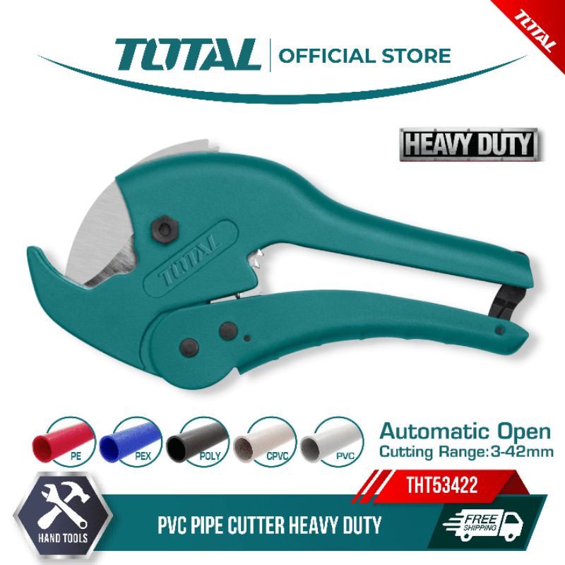 Total PVC Pipe Cutter (3-42mm) THT53422 / THT534216 | Shopee Malaysia