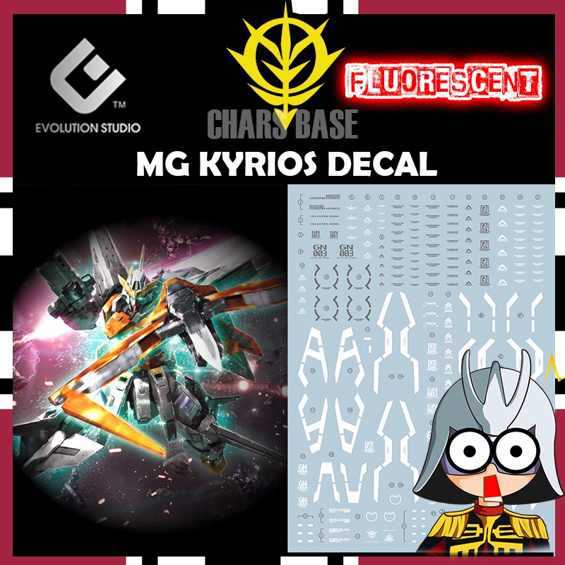 EVO DECAL MG KYRIOS FLUORESCENT DECAL | Shopee Malaysia