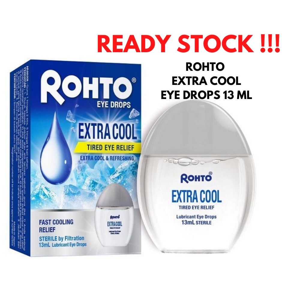 Rohto Extra Cool Eye Drops 13ml | Shopee Malaysia