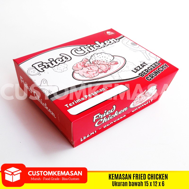 Fried Chicken Boxes, Fried Chicken Boxes, Fried Chicken Packaging, Food ...