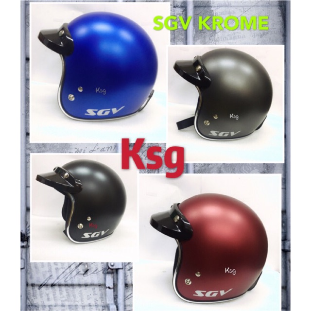 SGV 99 KROME HELMET (MATT COLOUR) | Shopee Malaysia