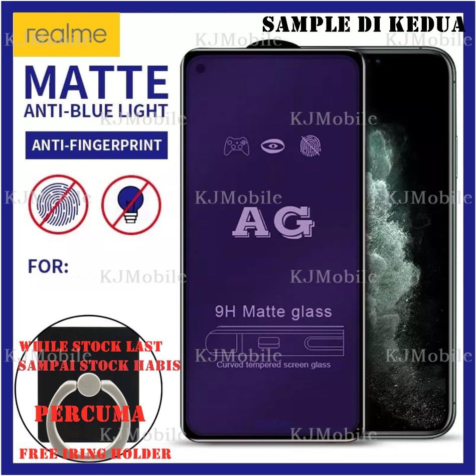 Realme 12 11X/10/10 Pro/9/9i/9 Pro Plus/8 Pro/8 5G/7/7 5G/7 Pro/7i/X7/X7 Pro AG Anti Blue Matte ...