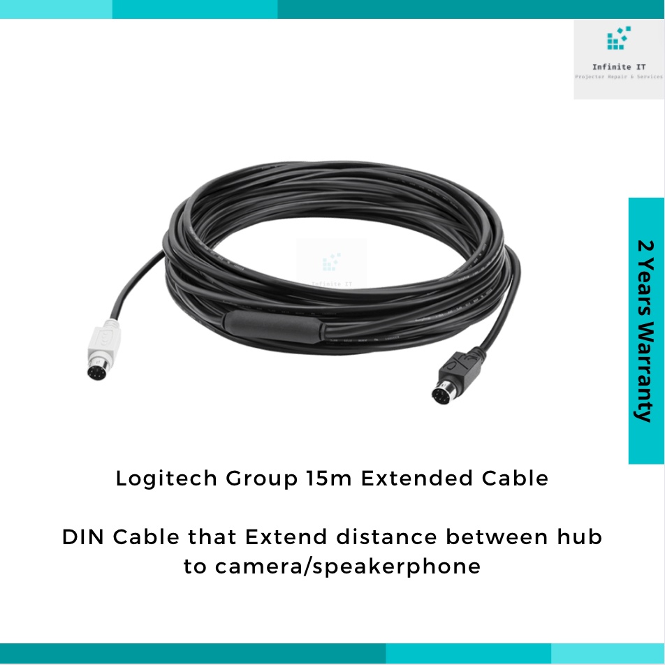 Logitech 10m/15m Extended Cable for Logitech Group | Shopee Malaysia