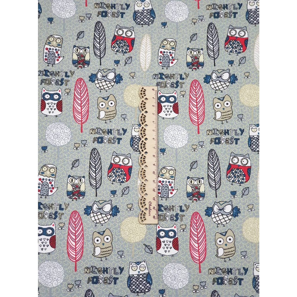 Kain Tebal Hello Kitty Cat Kuching Garfield Owl Cotton Canvas Kain ...