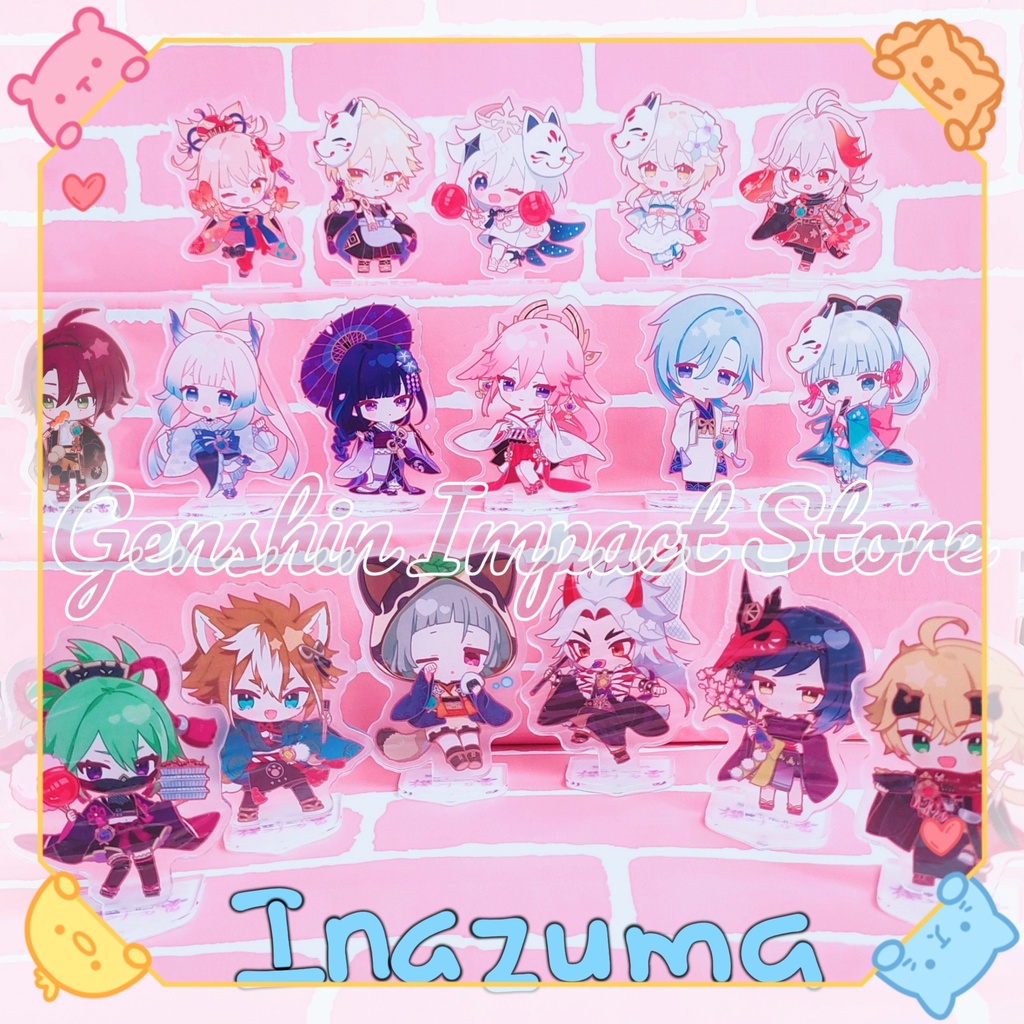 Genshin Impact (Inazuma) Raiden Yae Kazuha Ayato Ayaka Kokomi Yoimiya ...