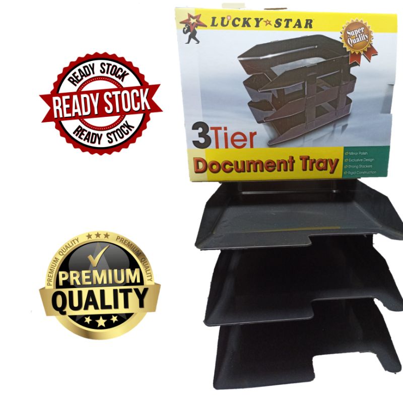 Document Tray 3 tier (Ready Stock) | Shopee Malaysia