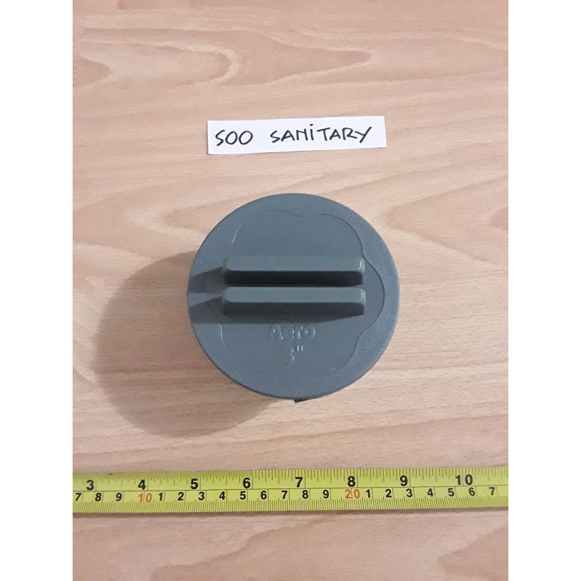 Clean out 3" Asvira pvc pvc pipe cover 3" Asvira | Shopee Malaysia