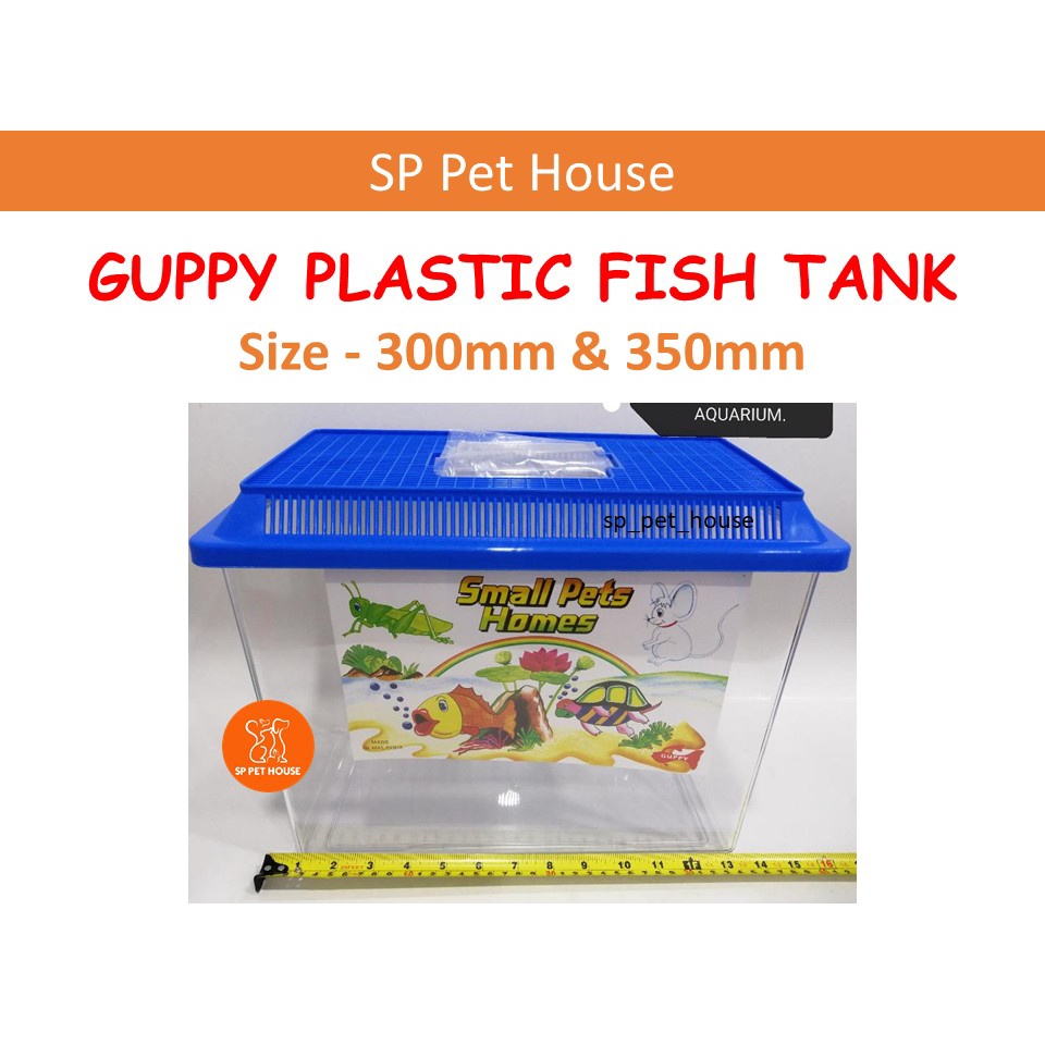 Aquarium Guppy Fish Tank 300mm 350mm / Plastic Fish Tank 30cm 35cm ...