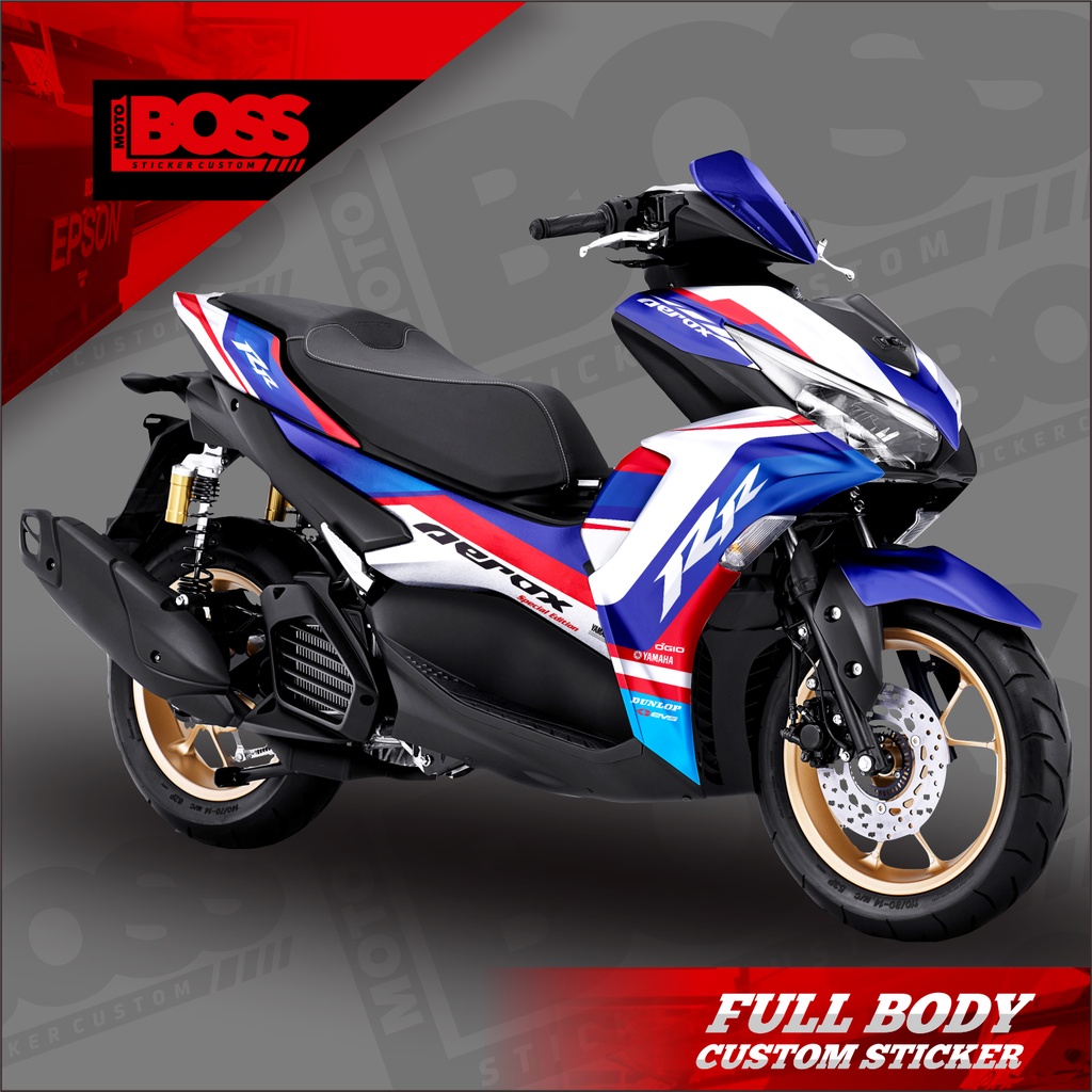 Decal Sticker Yamaha Aerox 155 Connected 2021 2022 Full Body Sticker ...