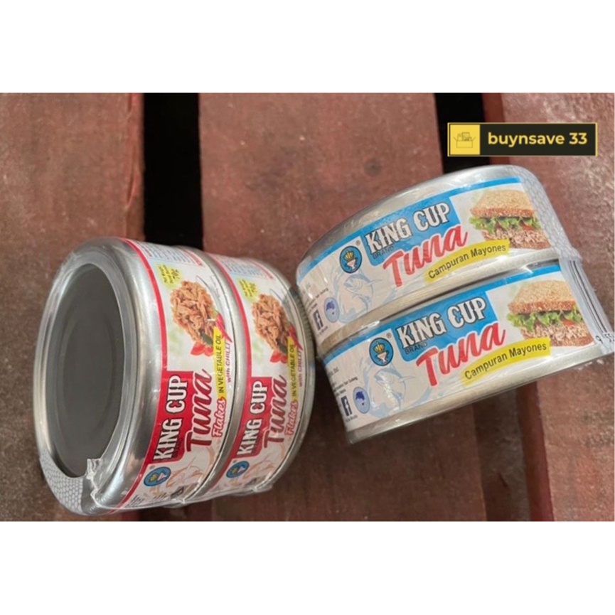 King Cup Canned Tuna (Mayonnaise Mix/Chilli) (2 x 70g) | Shopee Malaysia