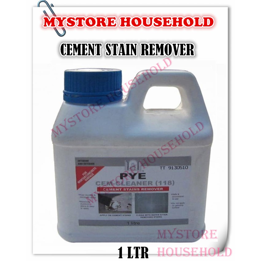 PYE CEM-CLEANER Cement Stains Remover Tile Cleaner 1L | Shopee Malaysia