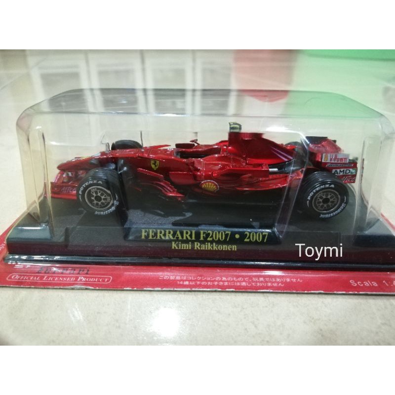 Official 1/43 Ferrari F1 F2007 2007 Kimi Raikkonen World Champion diecast model car | Shopee ...
