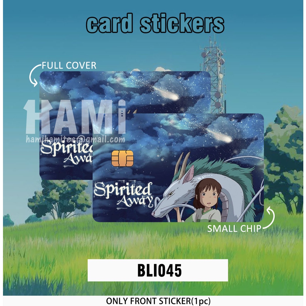SPIRITED AWAY CARD STICKER- NO FACE MAN CHIHIRO STUDIO GHIBLI MIYAZAKI ...